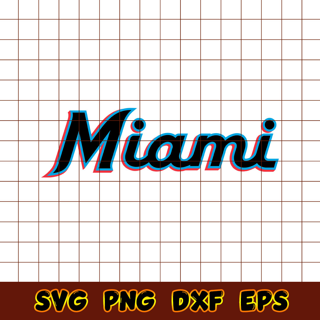 Miami MLB Logo Svg, Miami Marlins Svg, MLB Logo Svg, Sport S | Inspire ...