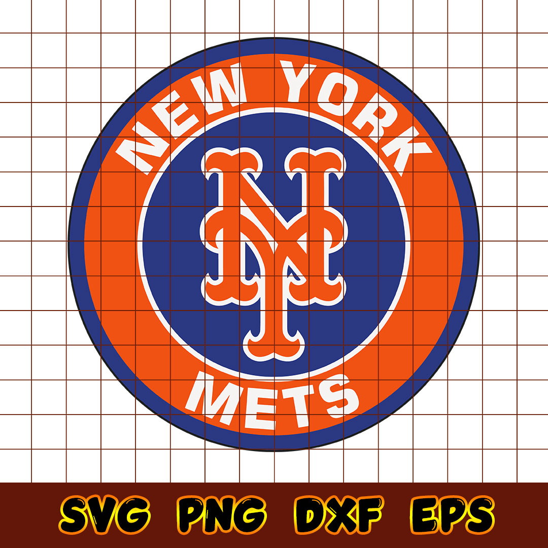 New York Mets Circle Logo Svg, New York Mets Svg, MLB Logo S | Inspire ...