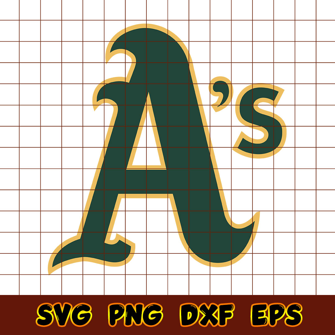 Oakland Athletics Logo Svg, Oakland Athletics Svg, MLB Logo | Inspire Uplift