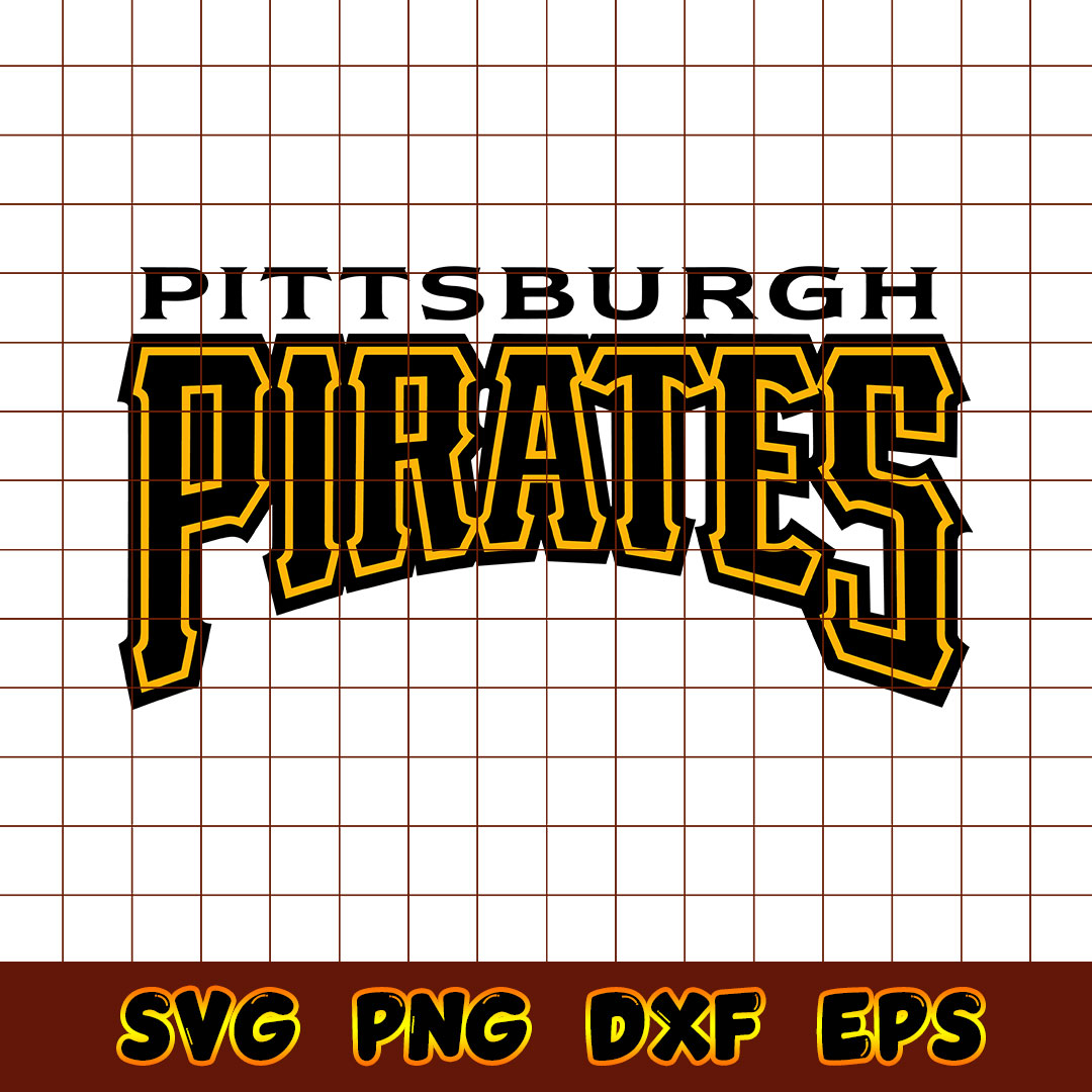 Pittsburgh Pirates Logo Text Svg, Pittsburgh Pirates Svg, ML | Inspire ...
