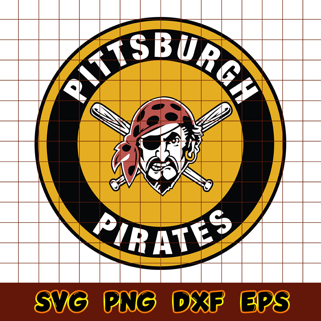 Pittsburgh Pirates Baseball Cricle Logo Svg, Pittsburgh Pira | Inspire ...