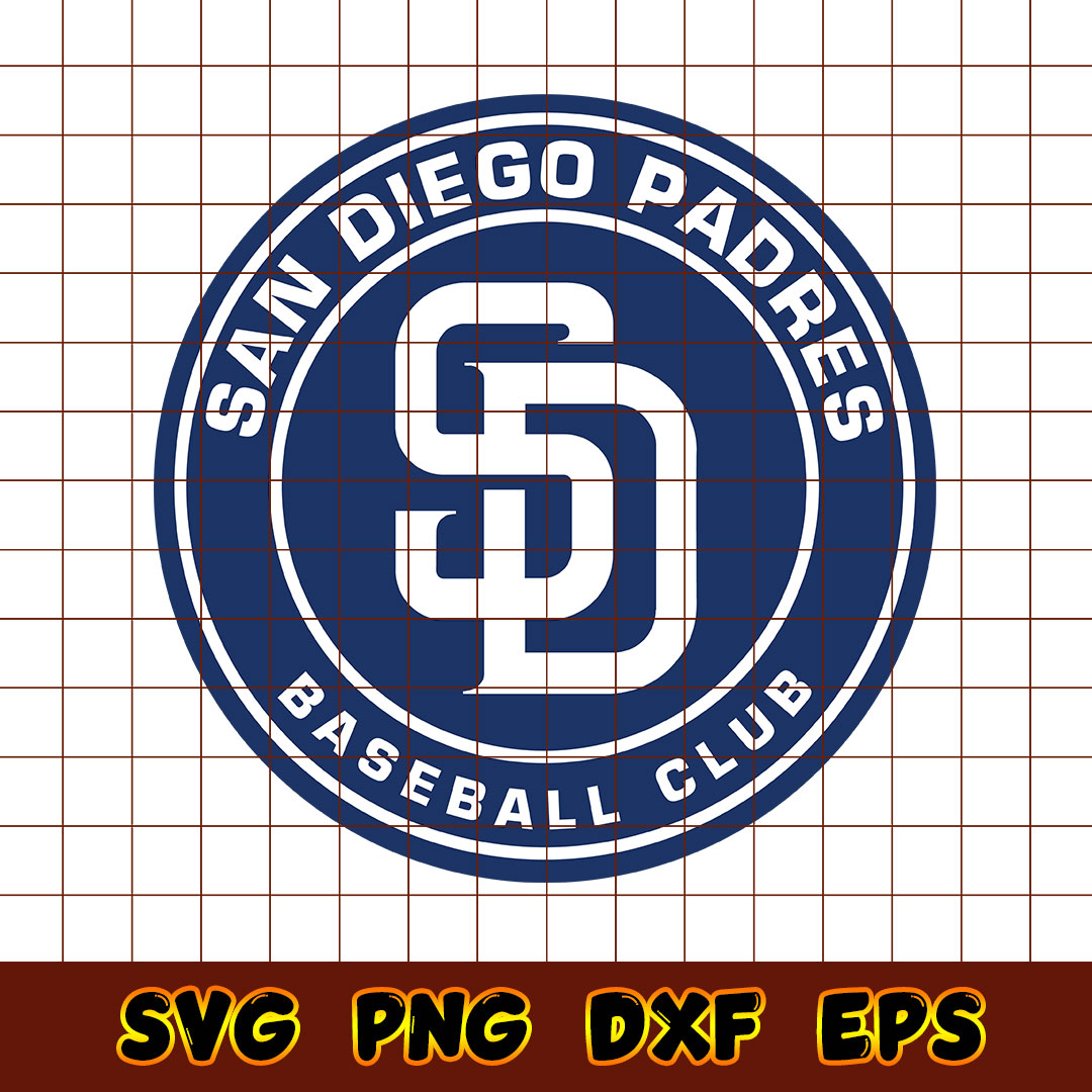 San Diego Padres Circle Logo Svg, San Diego Padres Svg, MLB - Inspire ...