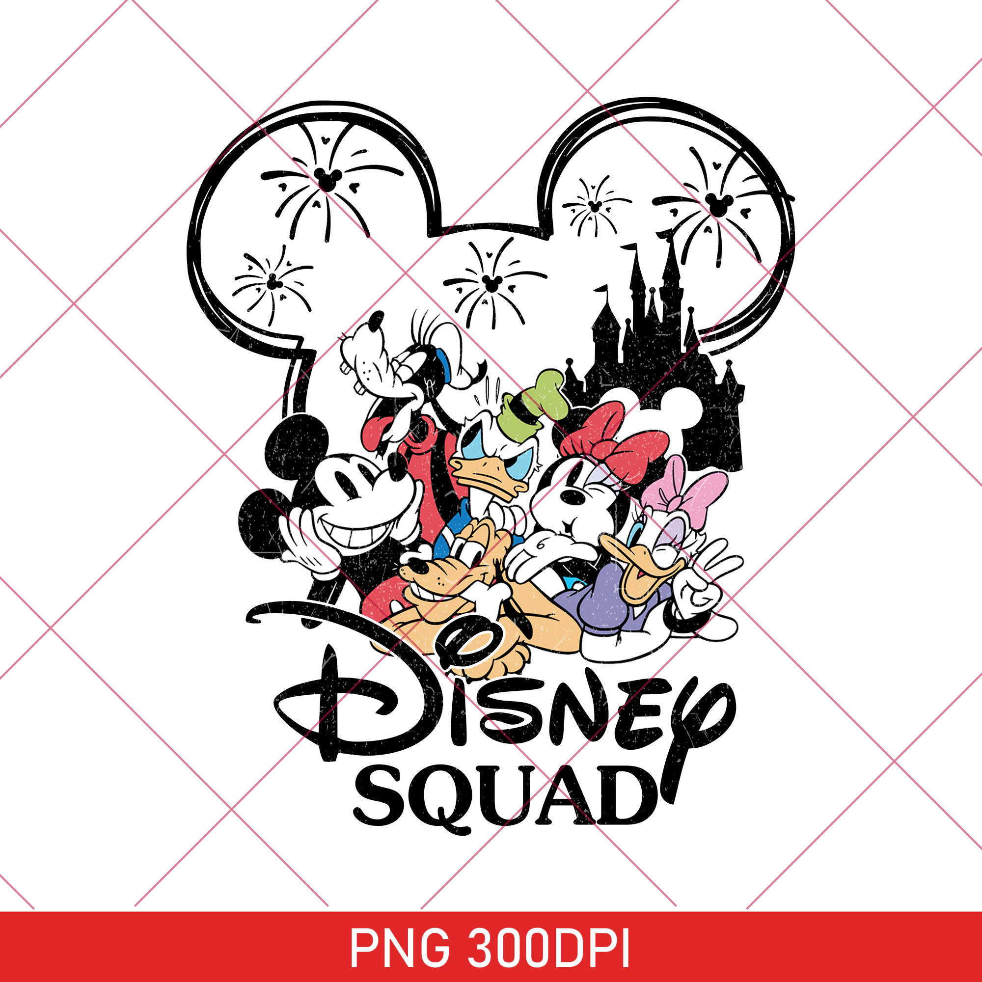 Disney Mickey Family PNG, Disney Squad PNG, Family PNG, Disn - Inspire ...