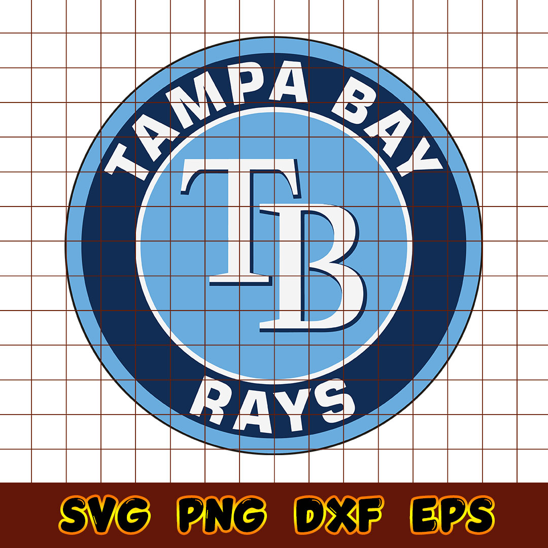 Tampa Bay Rays Circle Logo Svg, Tampa Bay Rays Svg, MLB Logo | Inspire ...