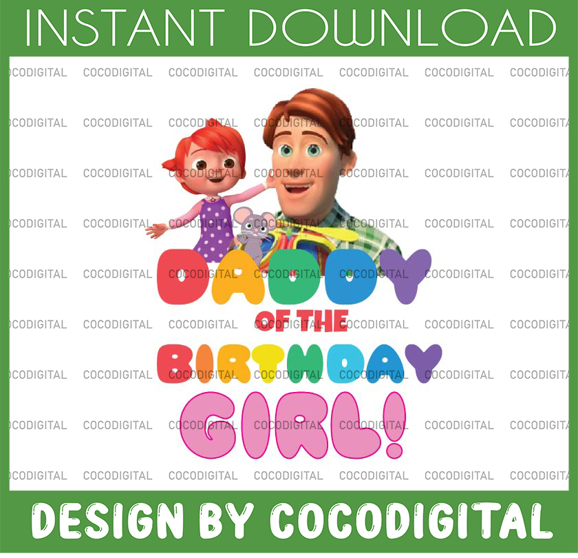 Cocomelon Daddy Of The Birthday Girl, Cocomelon Family Birth | Inspire ...