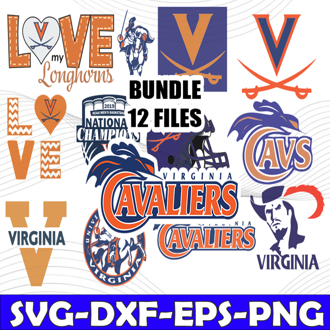 Bundle 12 Files Virginia Cavaliers Football Team SVG, Virgin | Inspire ...