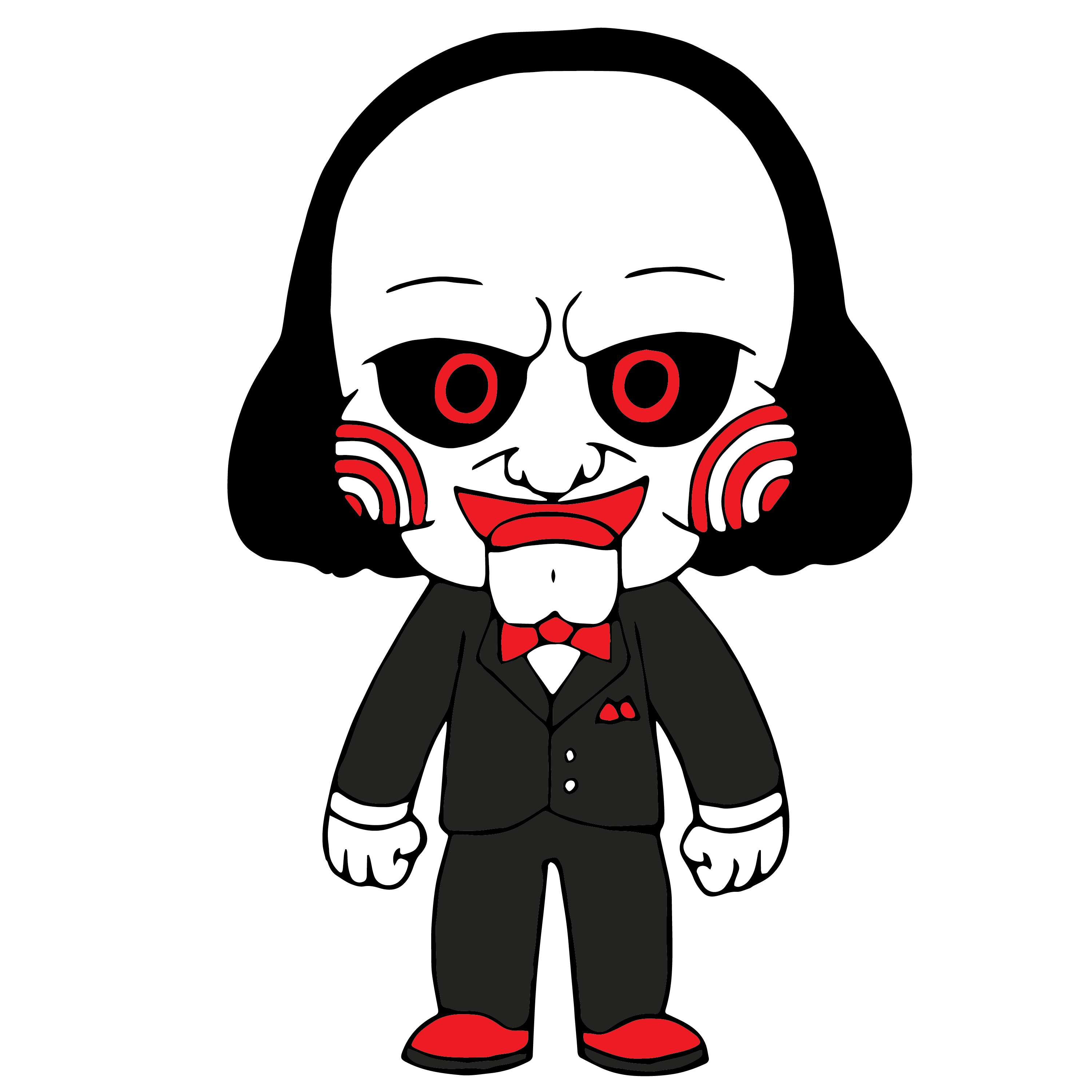 Chibi Horror Characters Svg Halloween Png Halloween Svg H Inspire