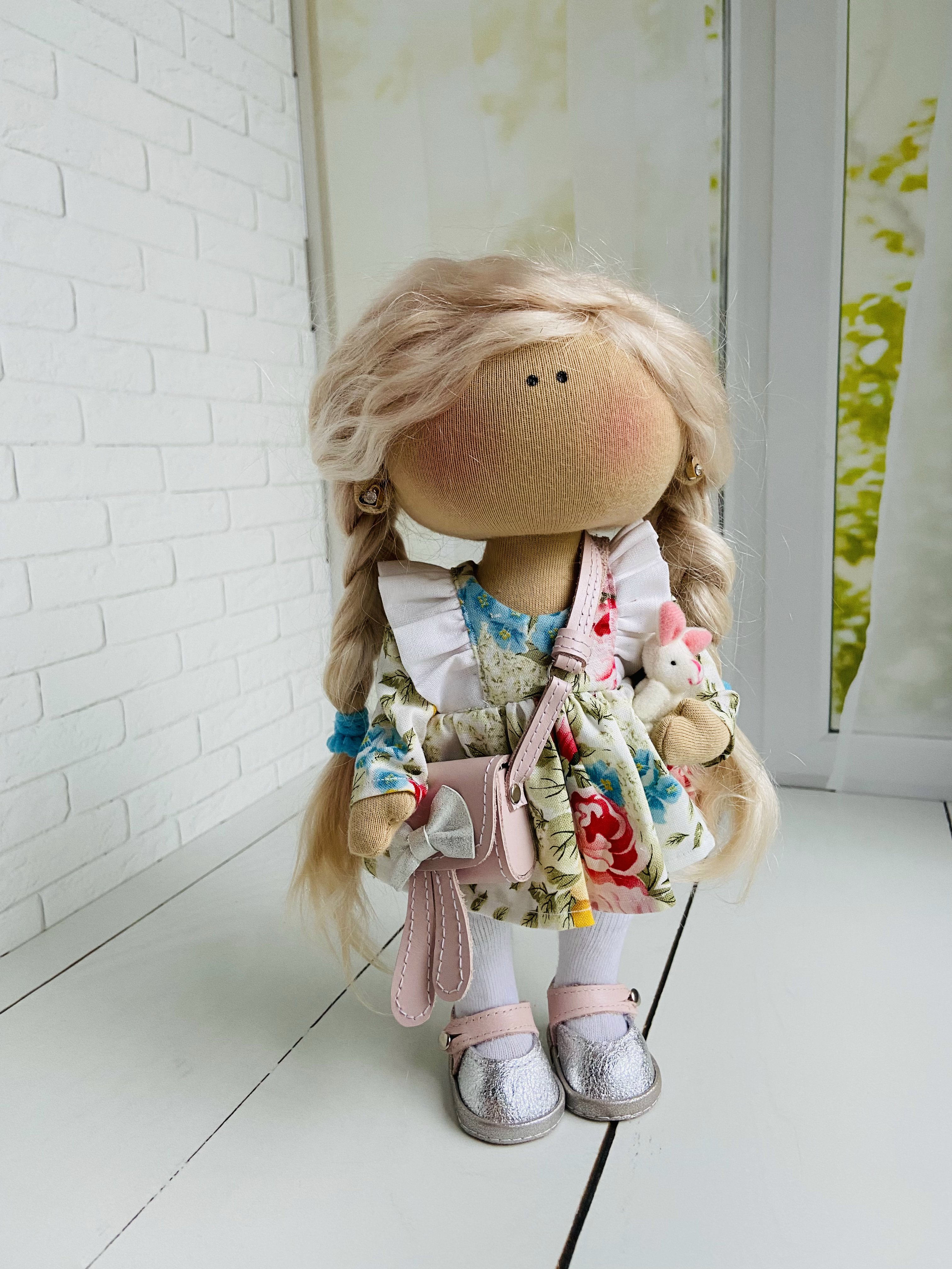 Textile Doll. Tilda doll. Interior doll. Fabric doll. Nurser - Inspire ...