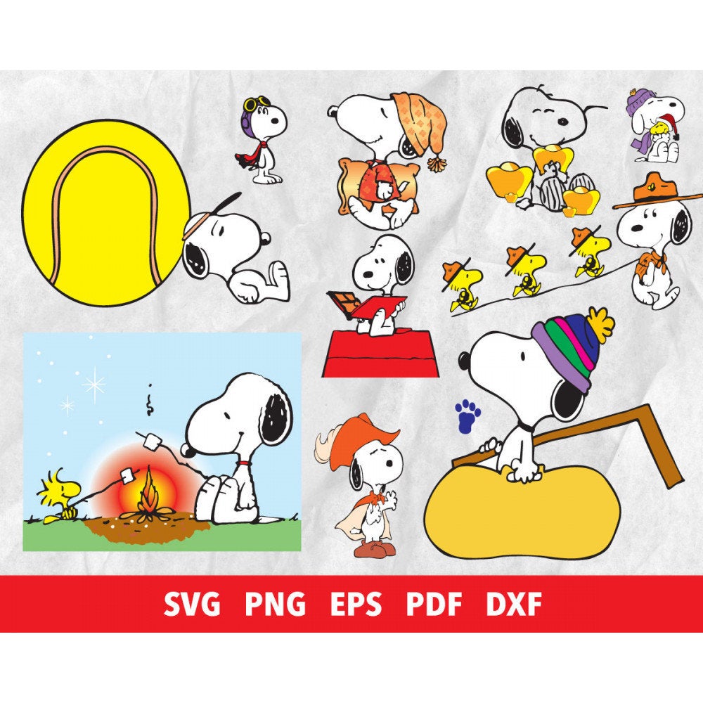 Woodstock Peanuts SVG Bundle 150 | Inspire Uplift