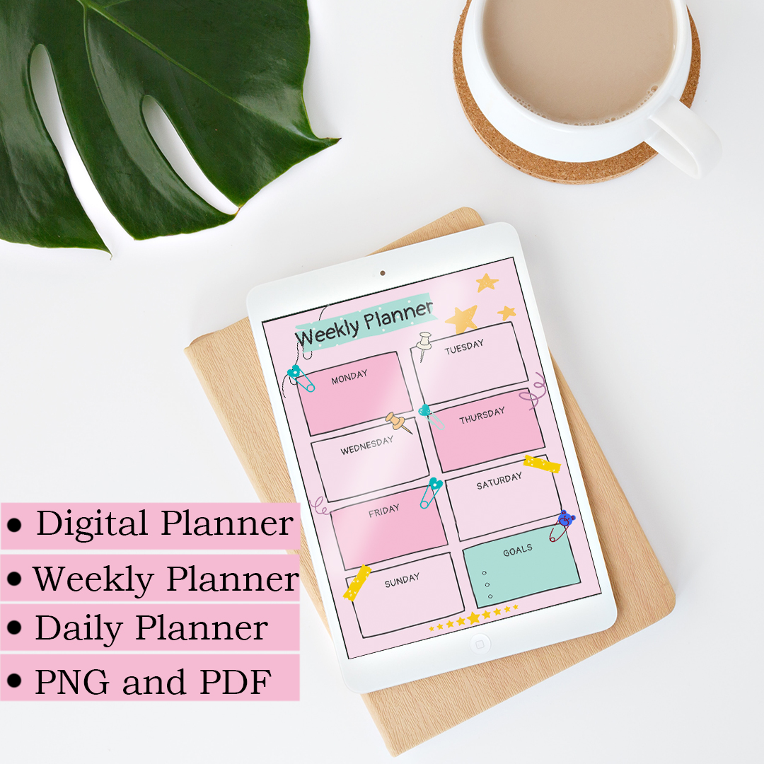 Digital Planner, Daily Digital Life Planner, Weekly Planner, | Inspire ...