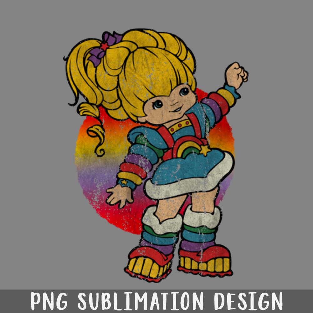 Classic rainbow brite 80s PNG Download | Inspire Uplift