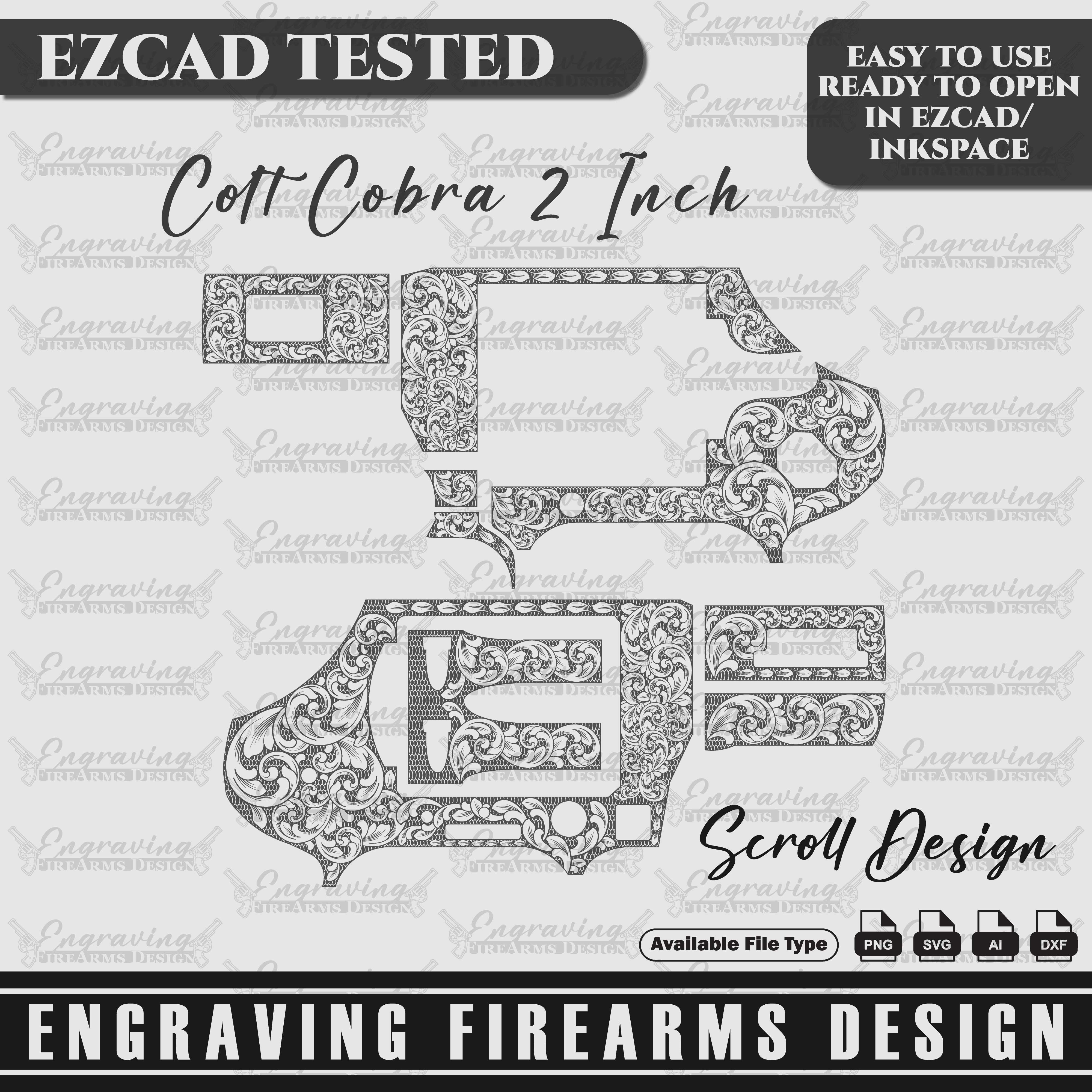 Engraving Firearms Deisign Colt Cobra 2Inch Scroll Design | Inspire Uplift