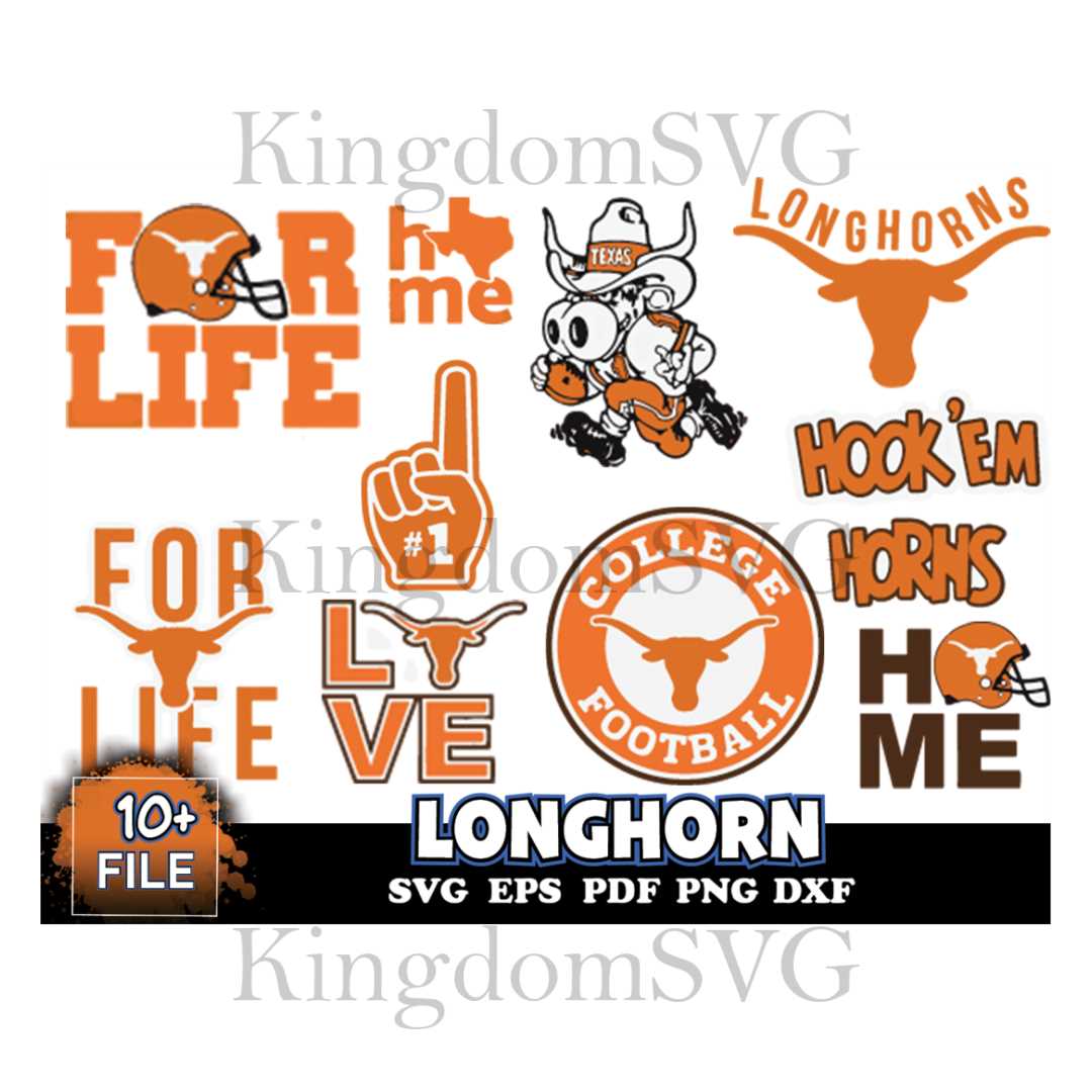 10 FILE LONGHORN Svg Bundle - Inspire Uplift