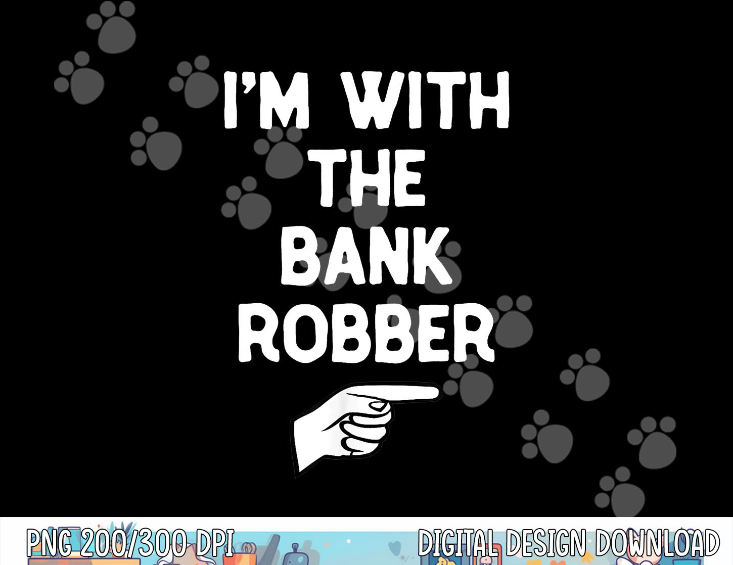 I'm With The Bank Robber Costume Halloween Matching Party pn | Inspire ...