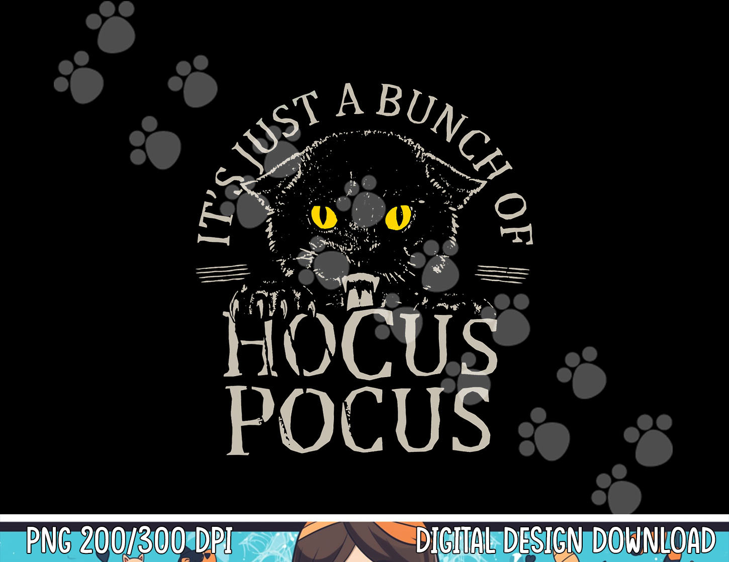 It s Just A Bunch Of Hocus Pocus Cat Claws Costume Halloween | Inspire ...