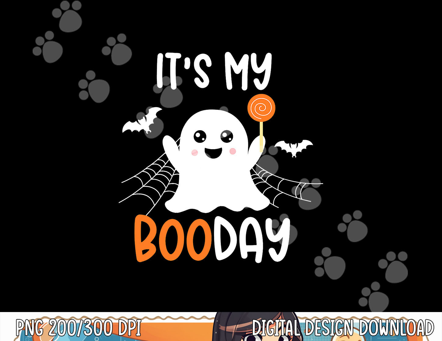 Its My Boo Day Cute Halloween Birthday Ghost Boy Girl Kids p | Inspire ...