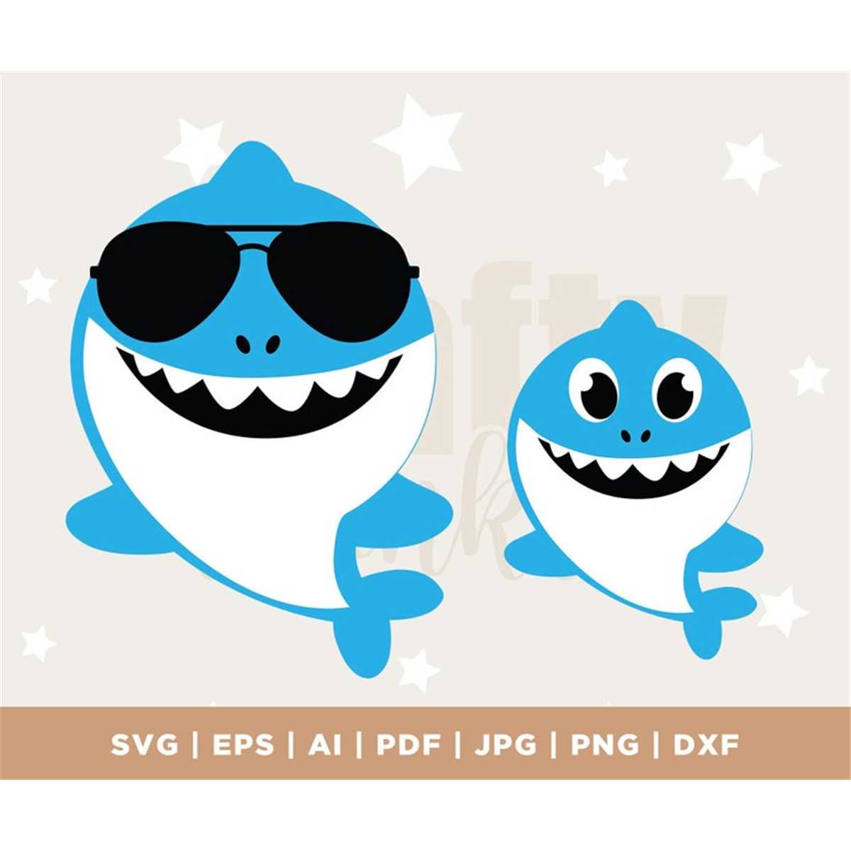 Shark Svg, Shark boy girl, Shark Sunglasses svg, cute shark - Inspire ...