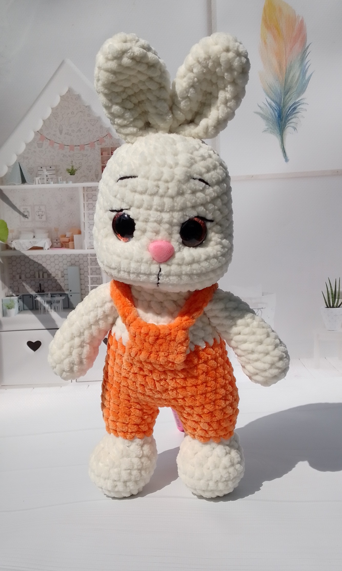 Crochet bunny, plush rabbit - Inspire Uplift