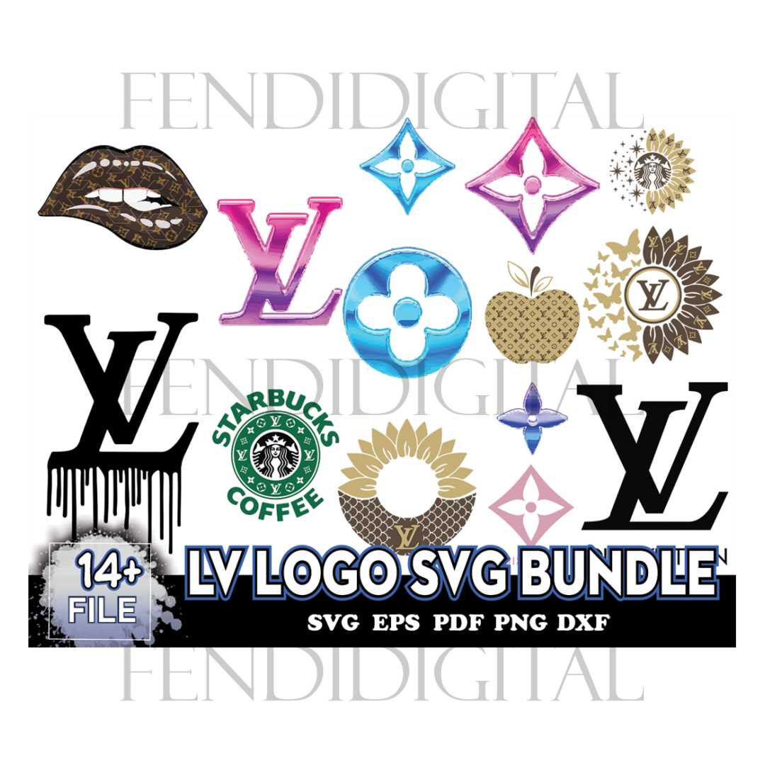 LV Logo Svg Bundle, LV Logo Svg, LV Pattern Svg, LV Vector | Inspire Uplift