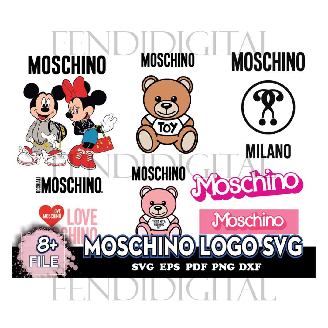 Moschino Logo Svg, Brand Logo Svg, Moschino Brand Svg - Inspire Uplift
