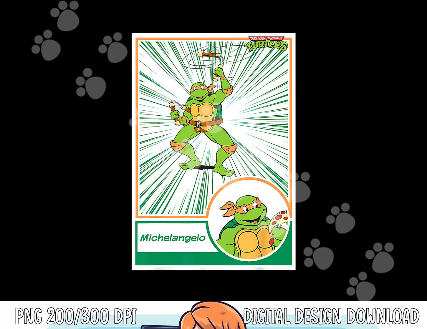 Mademark x Teenage Mutant Ninja Turtles - Michelangelo TMNT | Inspire ...