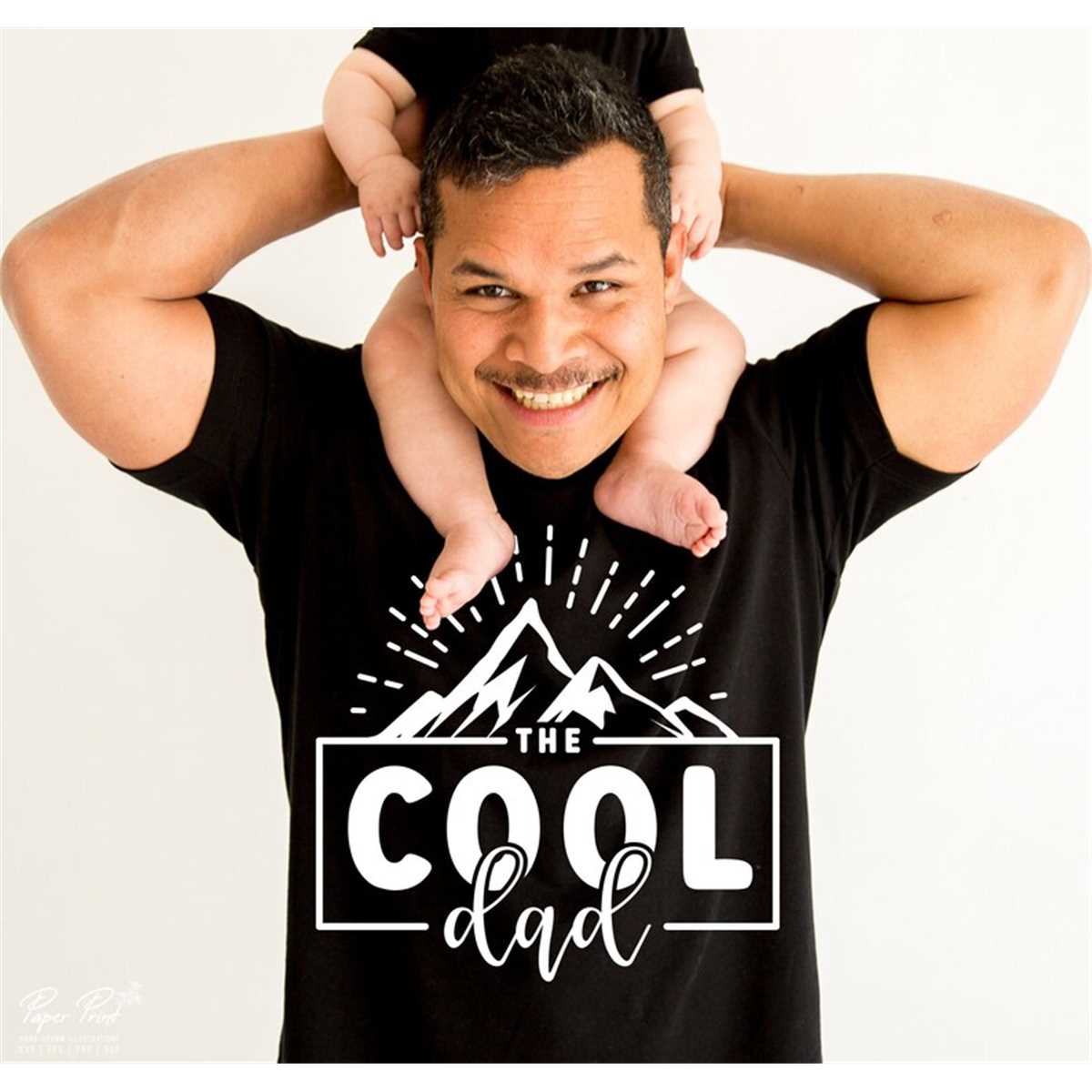 The Cool Dad SVG PNG, Fathers Day SVG, Fathers Day Gift Svg, | Inspire ...