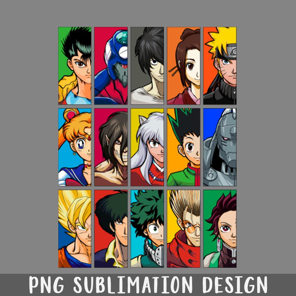 Anime vs Anime Version 1 PNG Download | Inspire Uplift