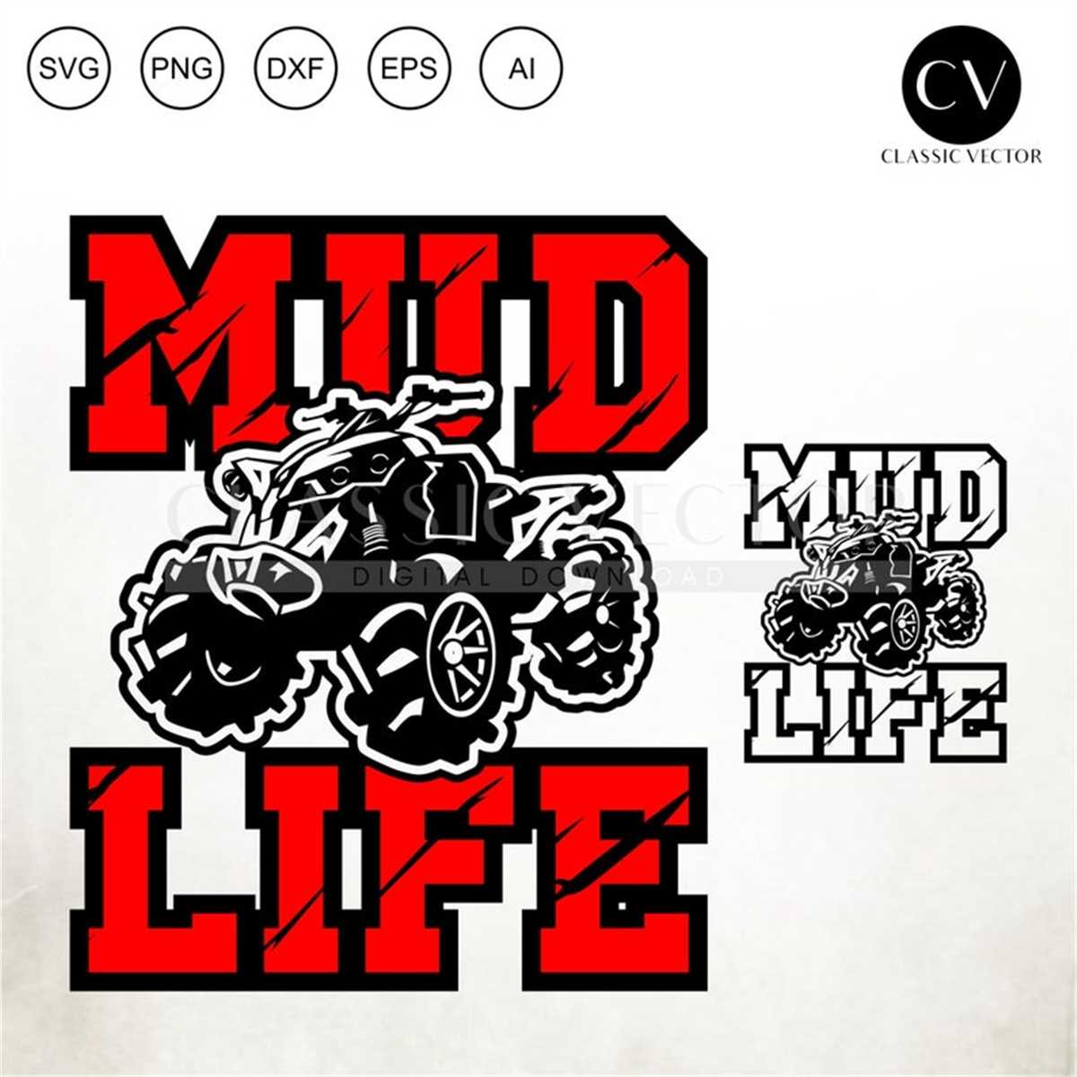 Mud Life Svg, Atv Life Svg, Quad Life Svg, Quad Bike Svg, Of - Inspire ...