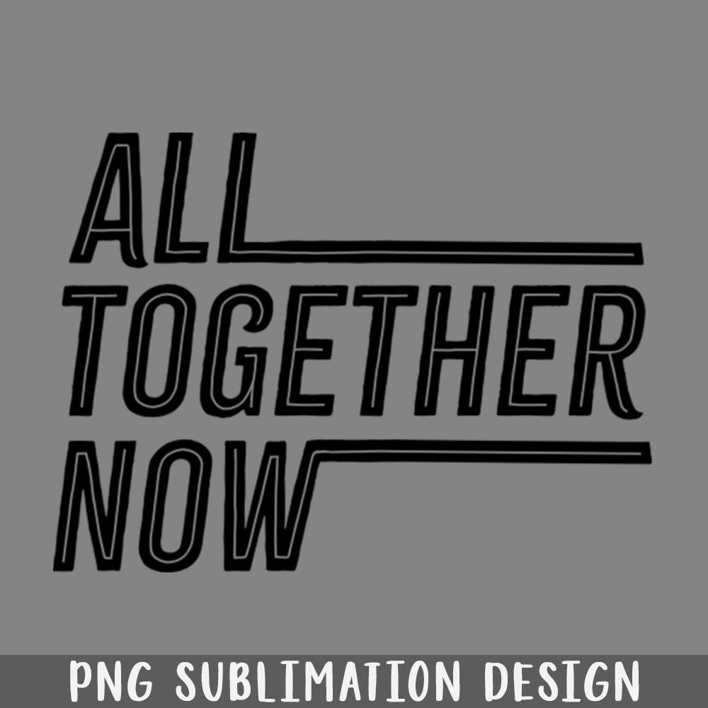 All Together Now Lines PNG Download | Inspire Uplift