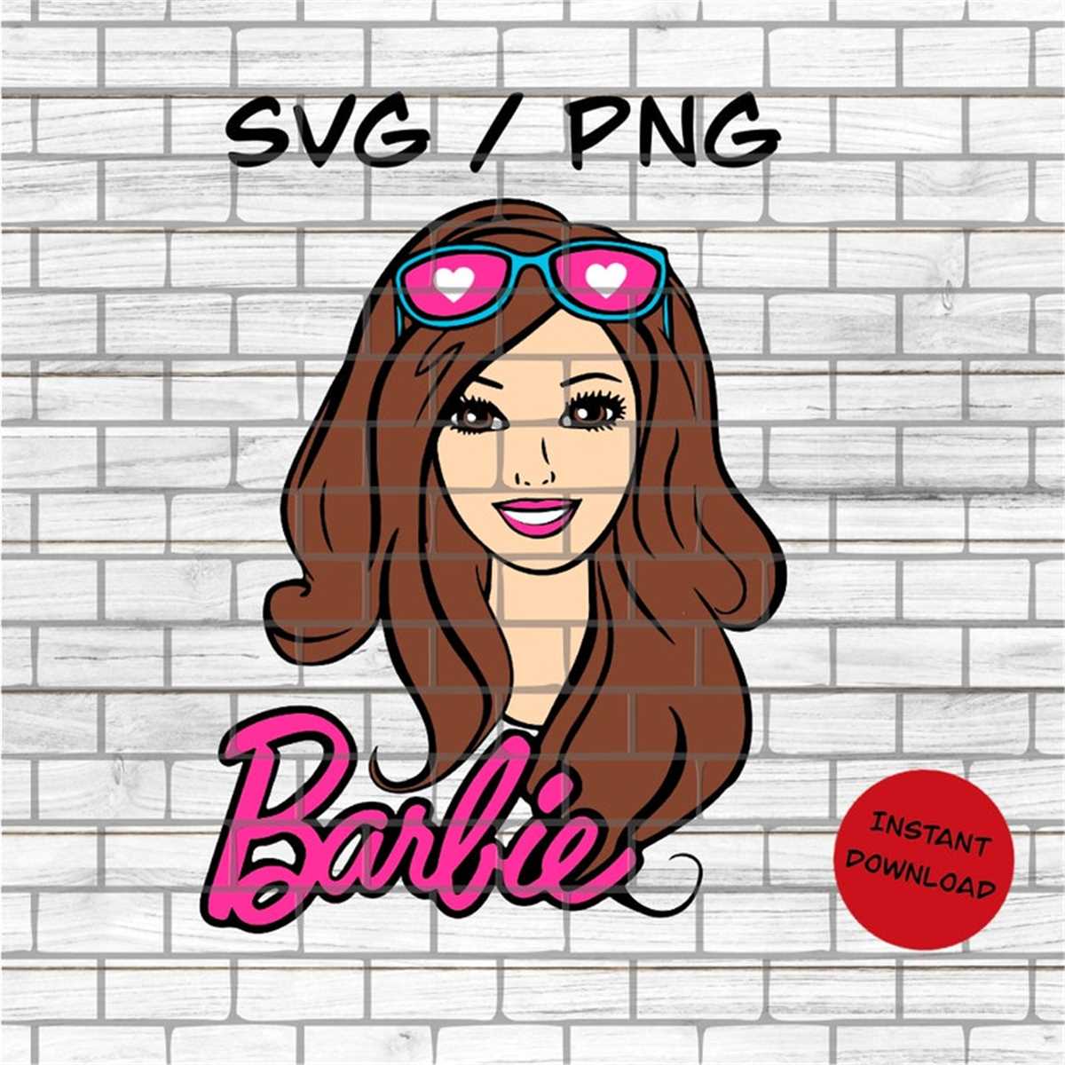 Brown Hair Barb , Babe, Birthday Girl Doll, SVG, PNG, Cut Fi | Inspire Uplift