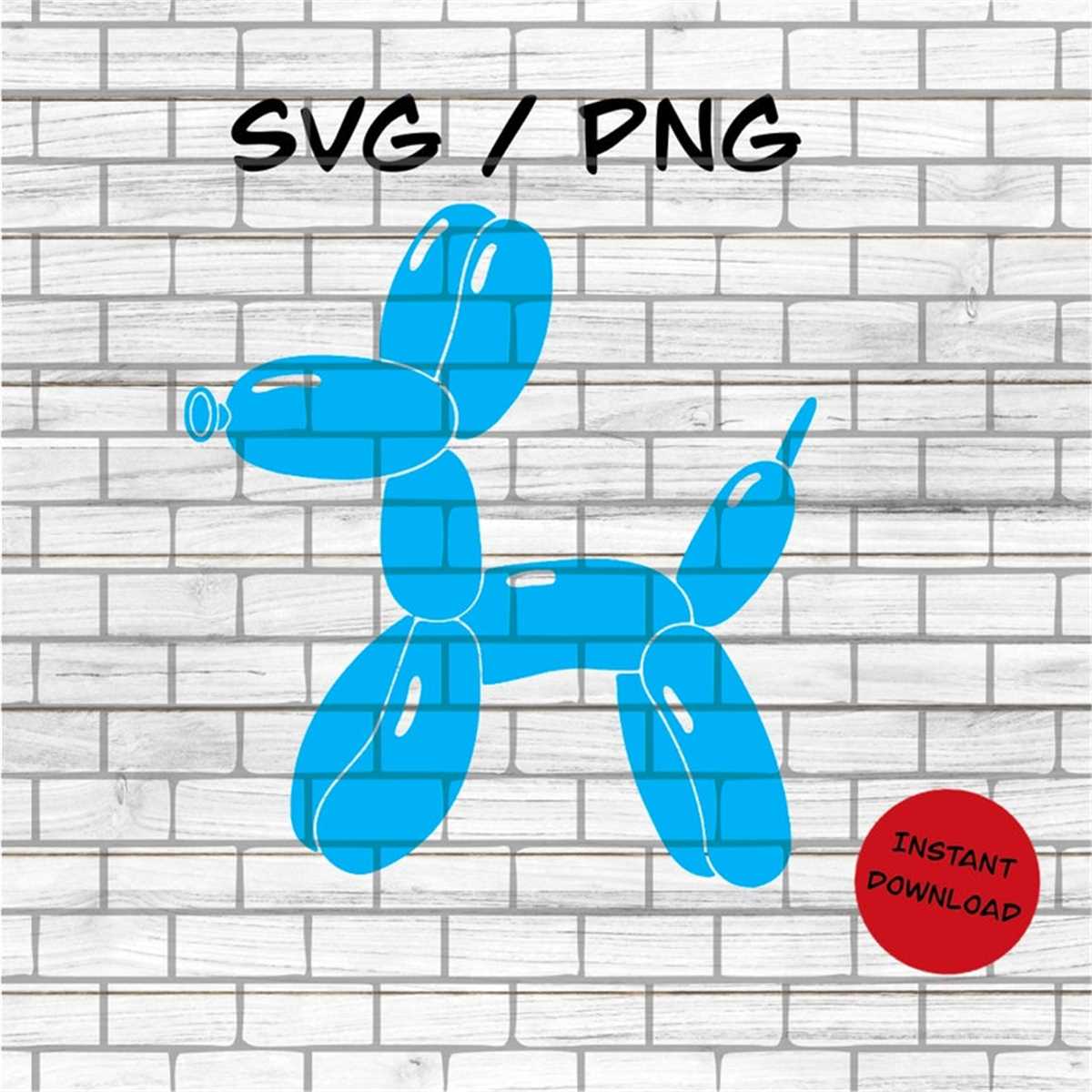 Balloon Dog SVG, PNG, Cut File, Iron on, Transfer, Sublimati | Inspire ...