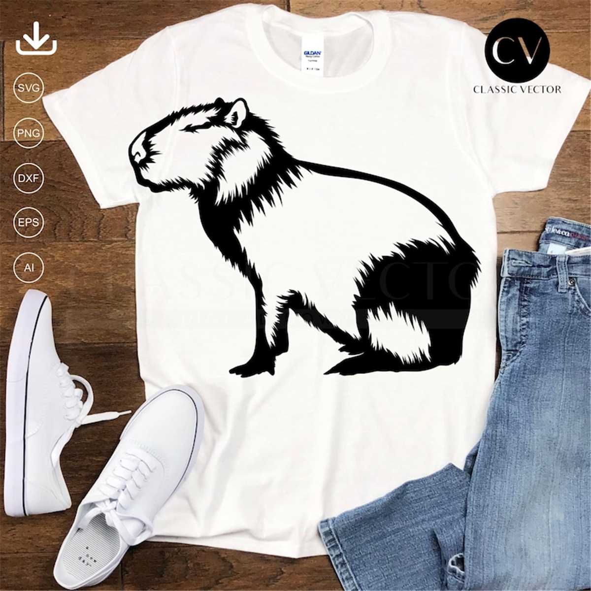 Cute Capybara Art File | Inspire Uplift