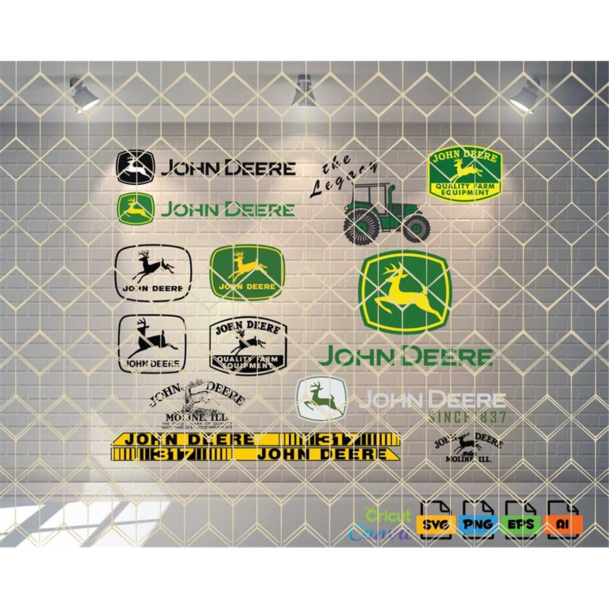 JOHN DEREE - SVG Png Eps and Ai Formats - Ready to use for C - Inspire ...