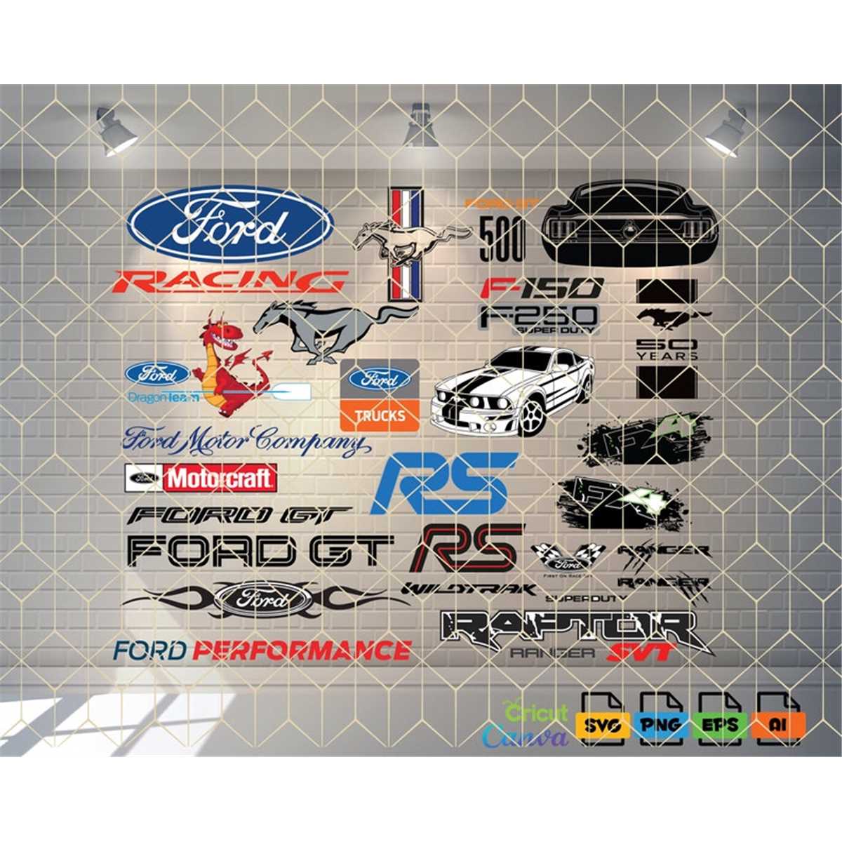 FORD - SVG Png Eps and Ai Formats - Ready to use for Cricut | Inspire ...