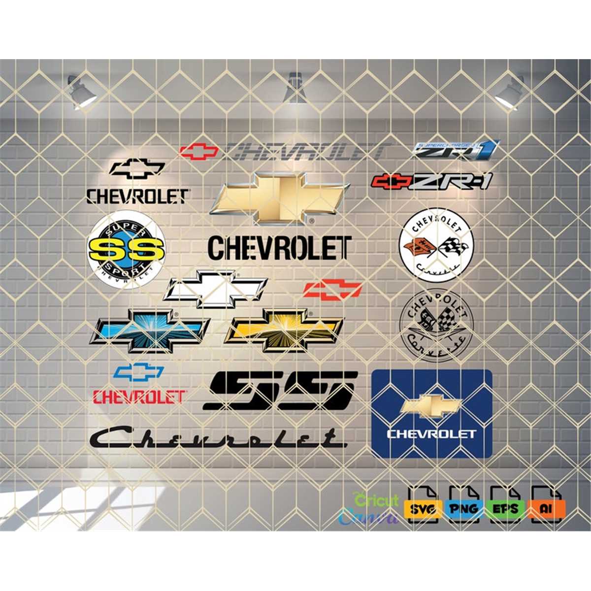 CHEVY - SVG Png Eps and Ai Formats - Ready to use for Cricut | Inspire ...