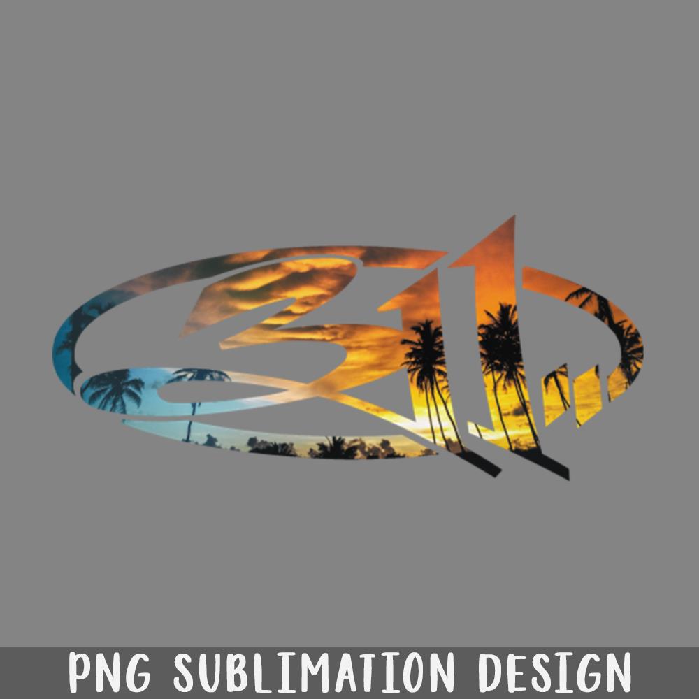 311 Sunset Beach Logo PNG Download | Inspire Uplift
