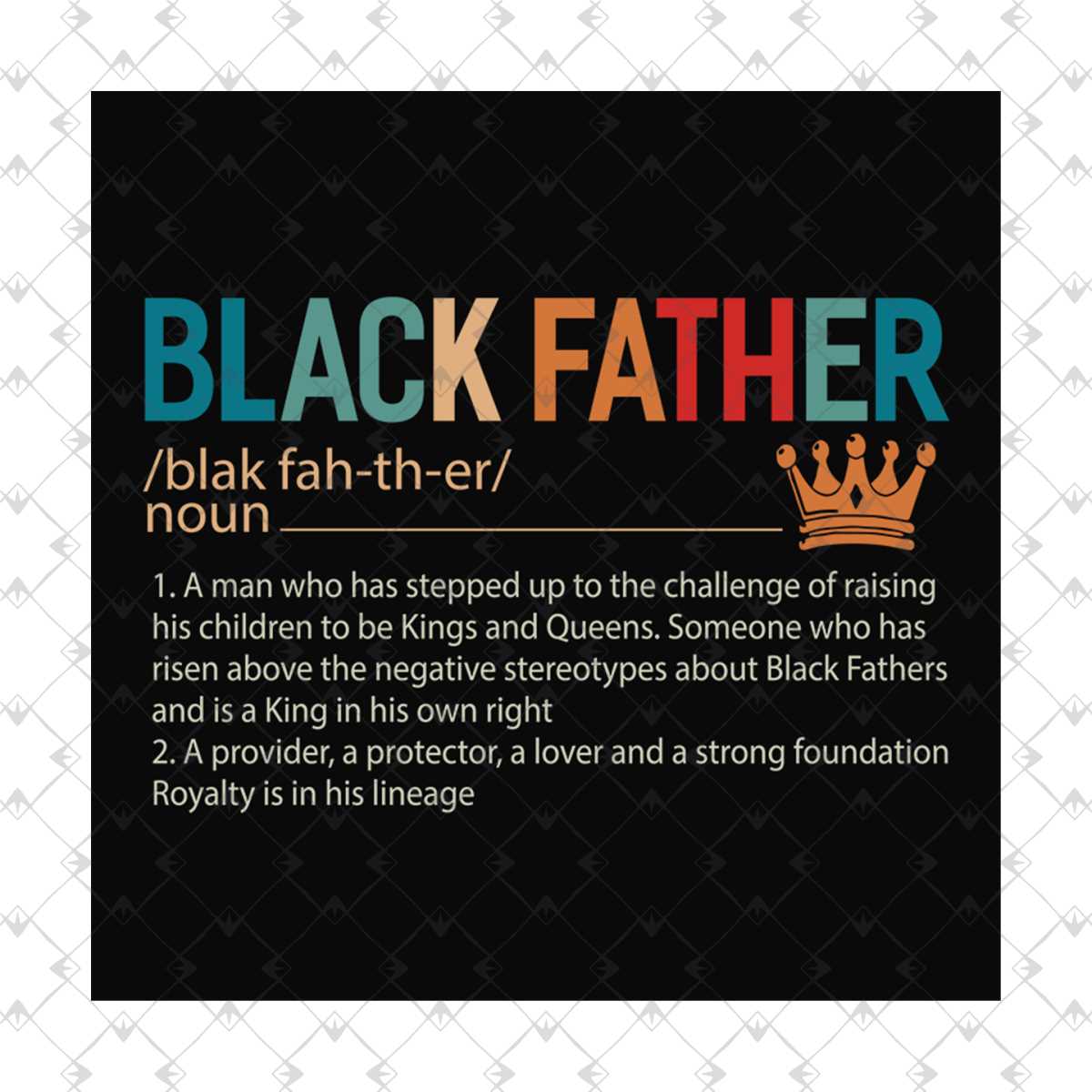 Black father definition for father,fathers day, father svg, - Inspire ...