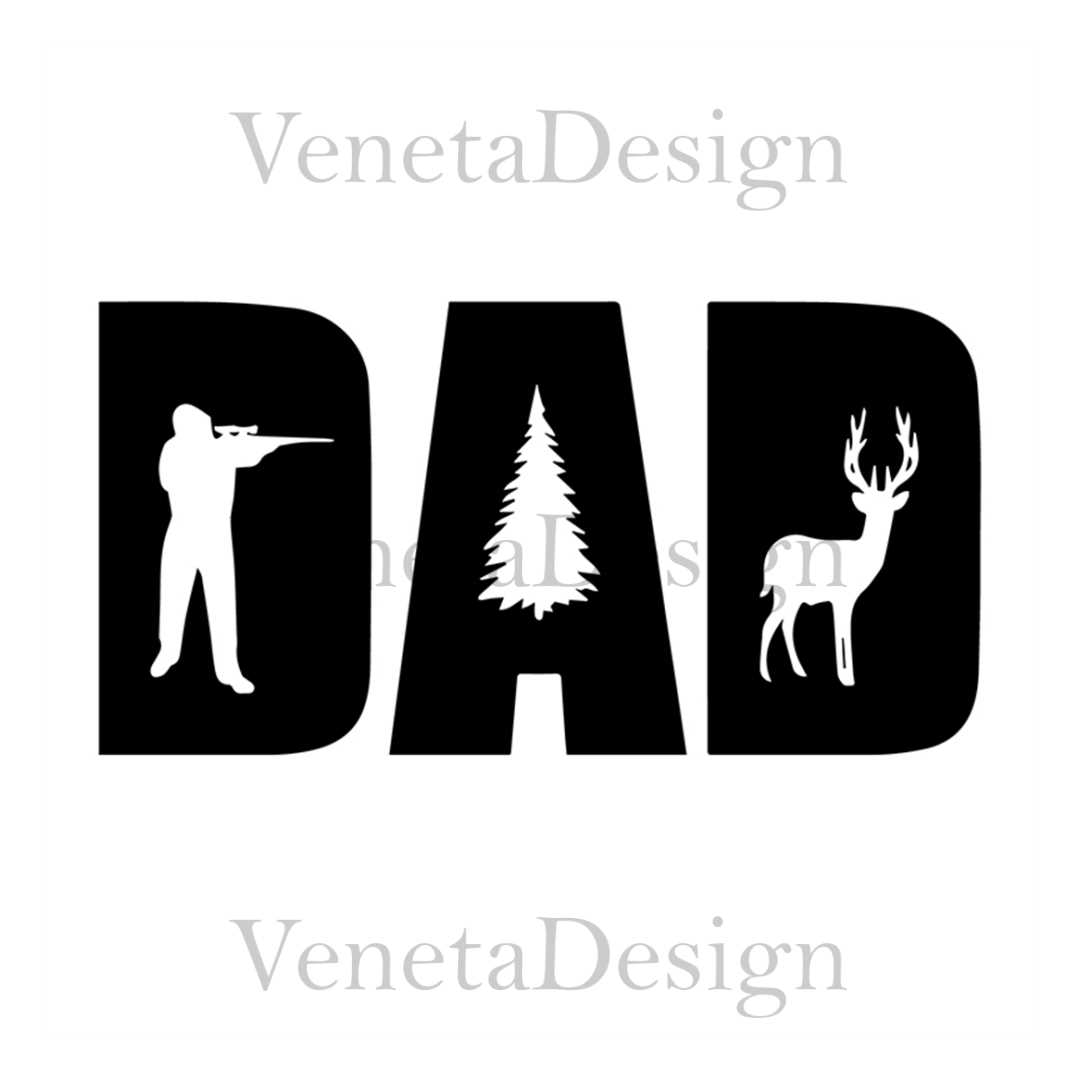 Hunting Dad Svg, Fathers Day Svg, Hunter Dad Svg, Buckin Dad - Inspire ...