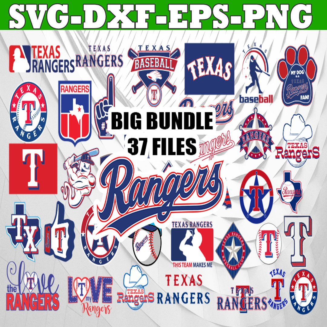 Bundle 37 Files Texas Rangers Baseball Team Svg, Texas Range | Inspire ...