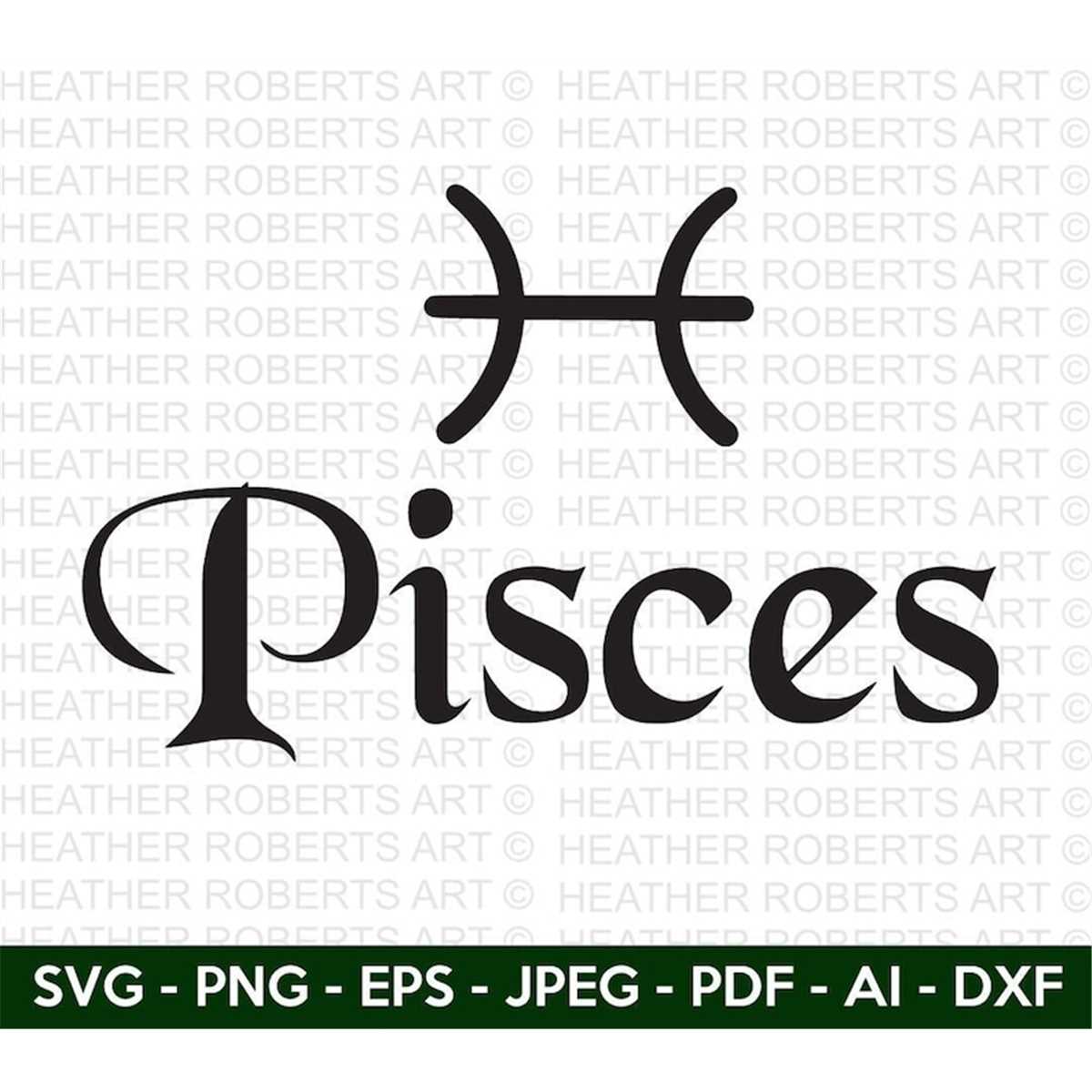 Pisces SVG, Pisces Zodiac Svg, Zodiac Signs SVG, Astrology S - Inspire ...