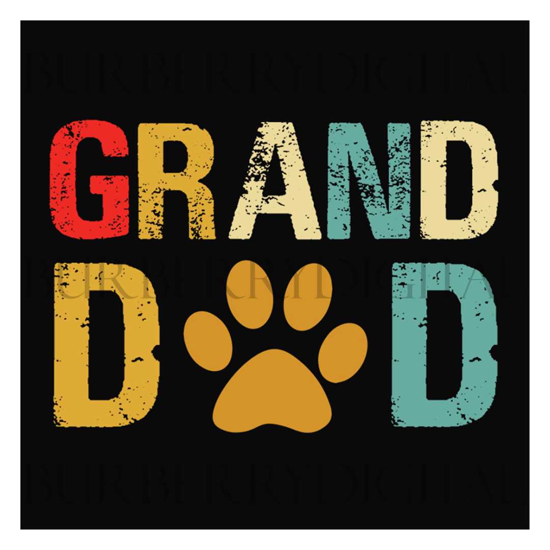 Granddad Vintage Svg, Fathers Day Svg, Grandpa Svg, Dog Dad - Inspire ...