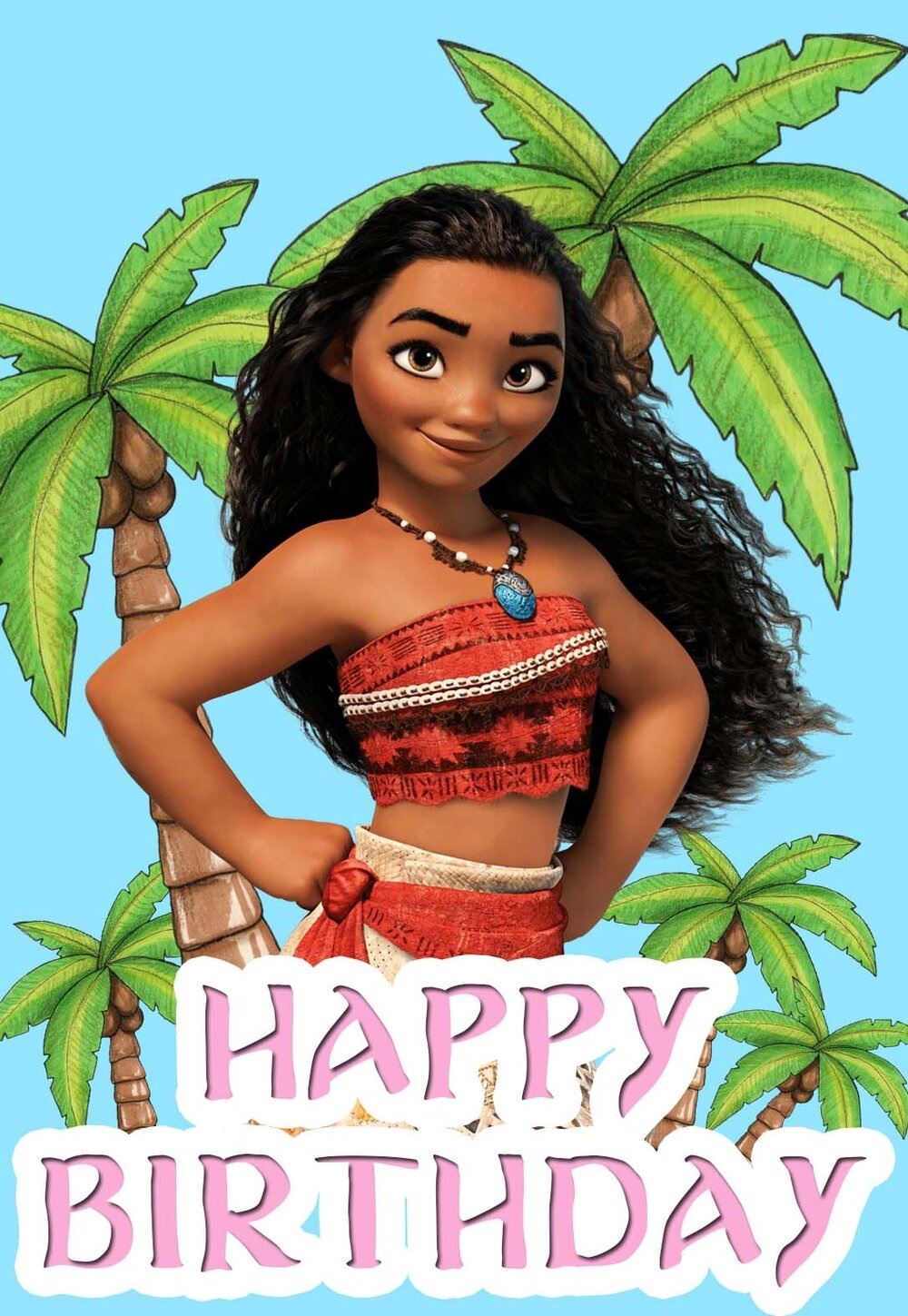 Happy birthday Png, Moana Png, Moana Princess Disney Png, Ba | Inspire ...