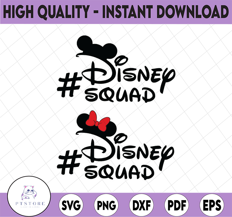 Disney Squad SVG / Minnie mouse SVG / Mickey mause SVG / Dis | Inspire ...
