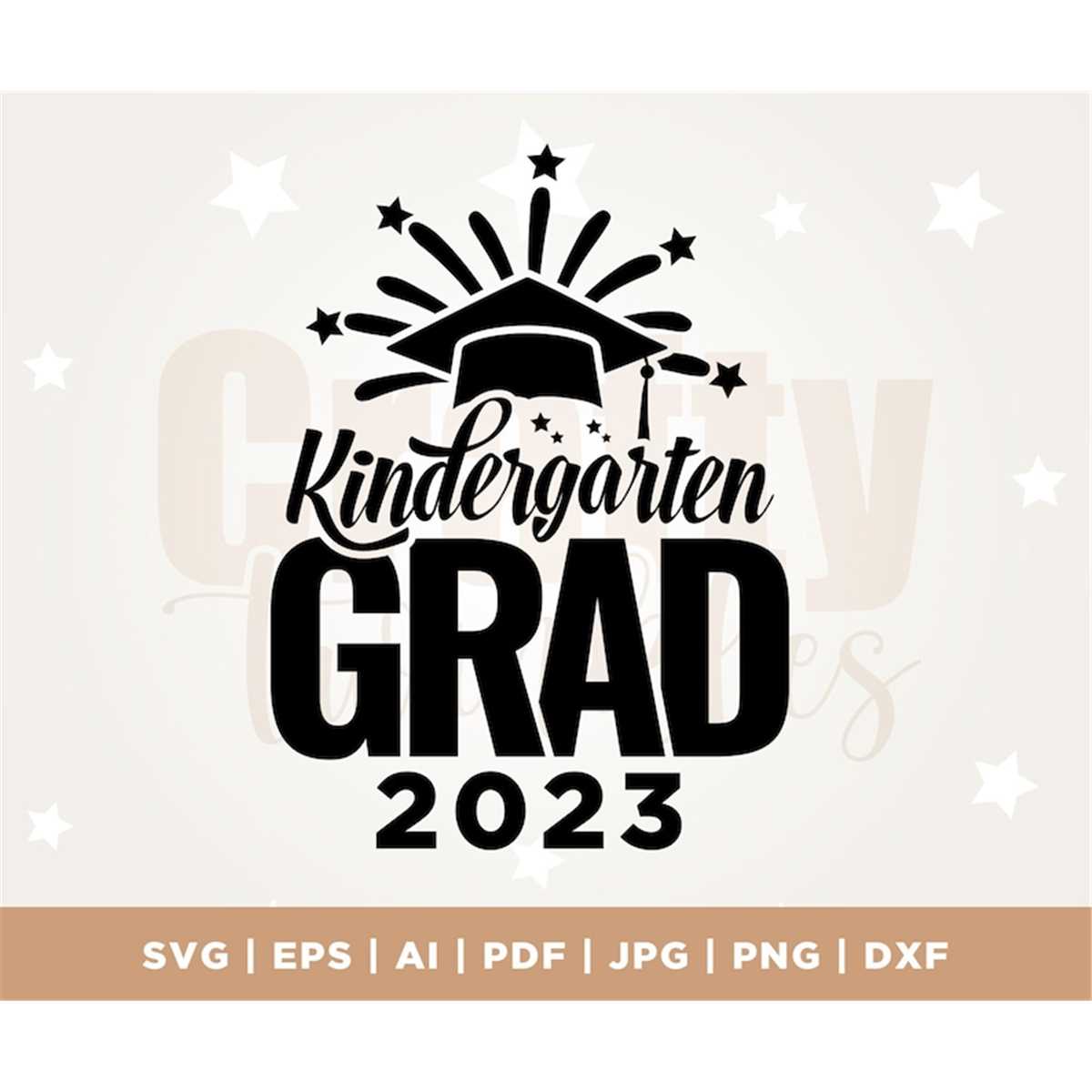 Kindergarten Grad 2023 svg, Kindergarten Graduation svg, Gra - Inspire ...