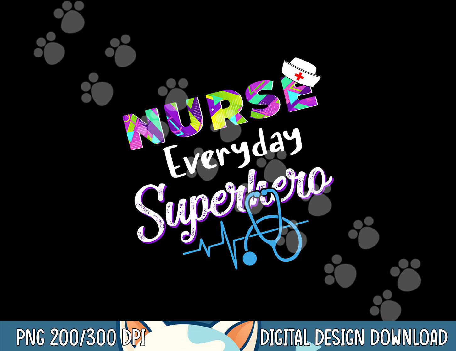 Nurse Every Day Superhero Coloring International Nurses Day | Inspire ...
