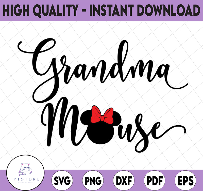 Grandma mouse disney svg, grandma life svg, grandma disney s - Inspire ...