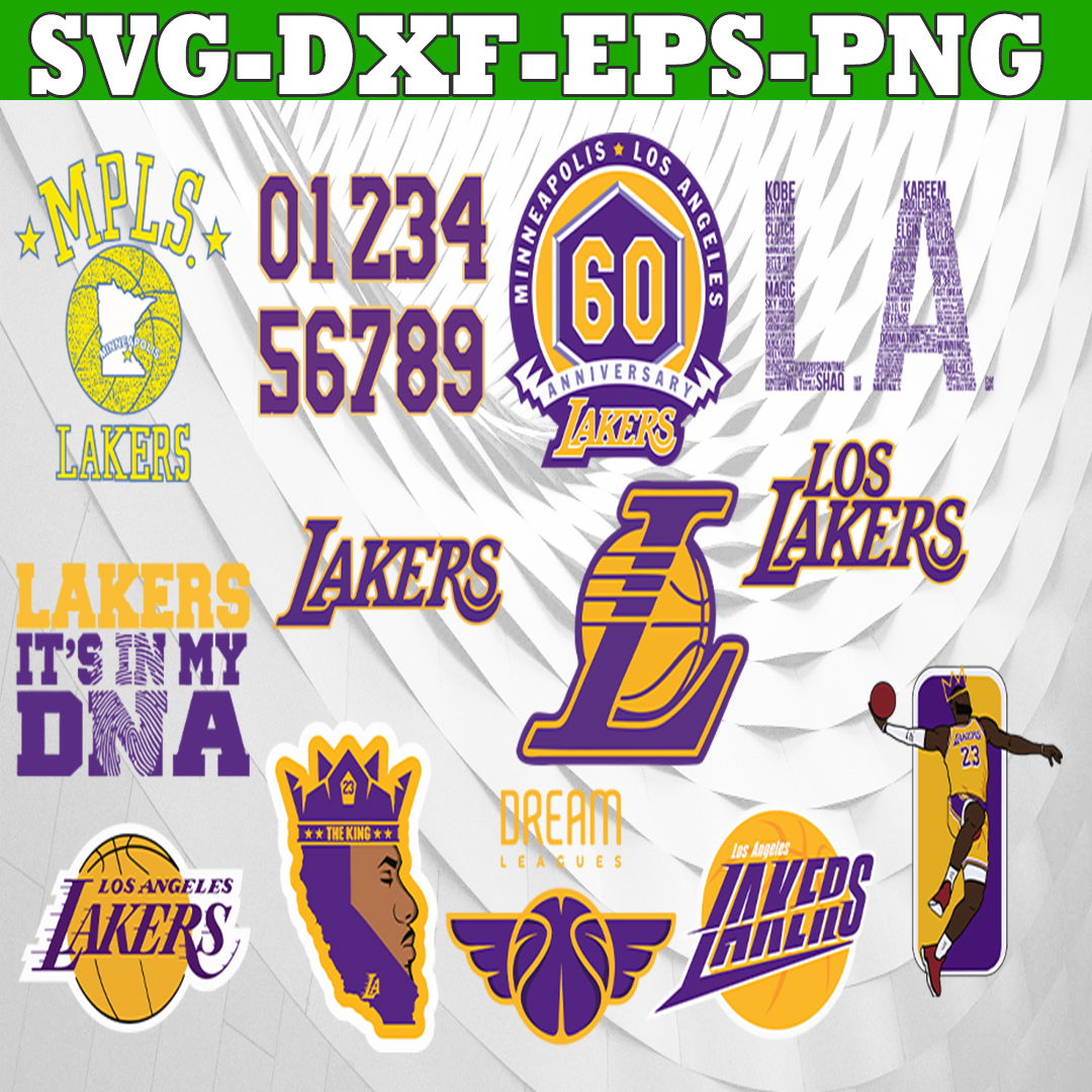 Bundle 13 Files Lakers Baseball Team SVG, Lakers svg, NBA Te | Inspire ...