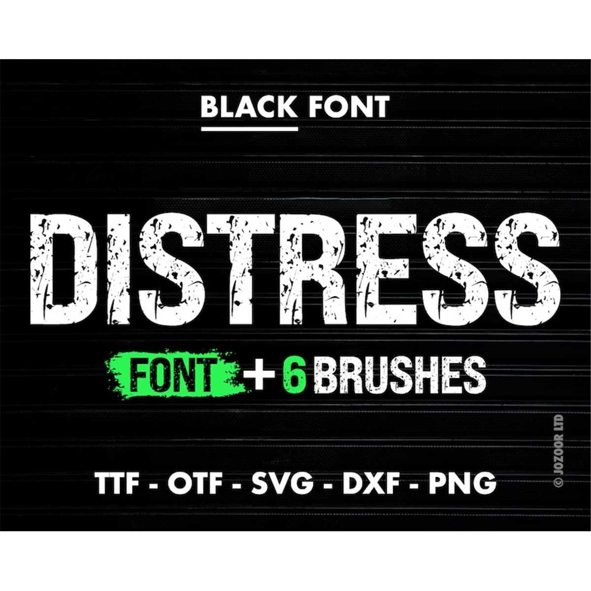 Distressed Font ttf cricut Grunge font svg Distressed digita | Inspire ...