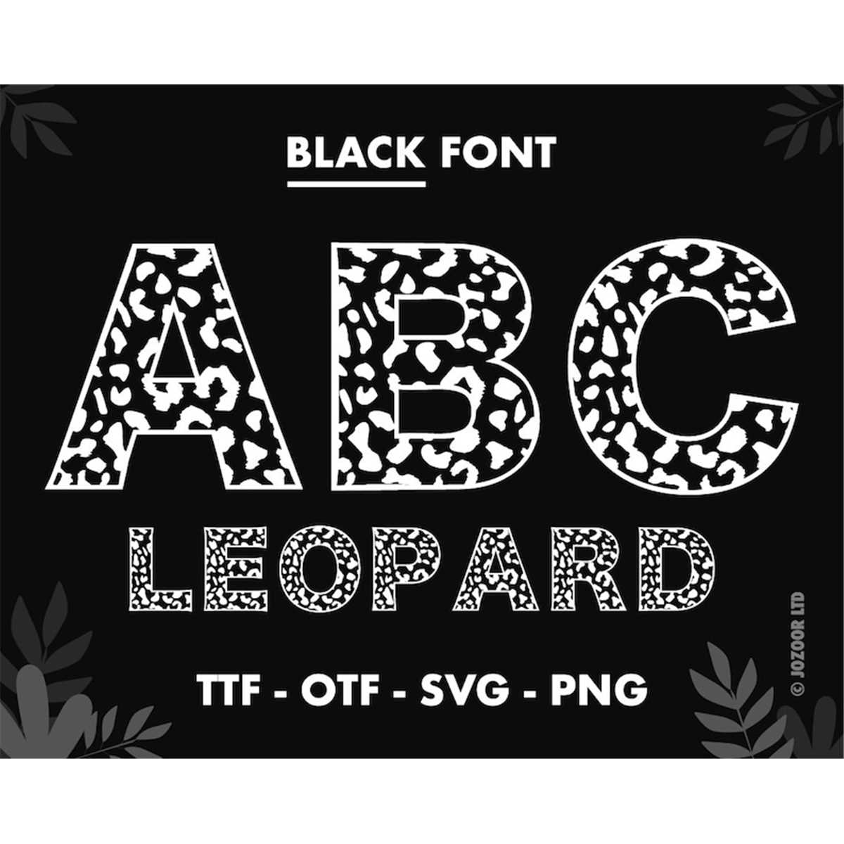 Leopard Font SVG, Leopard alphabet letters svg, Leopard prin | Inspire ...