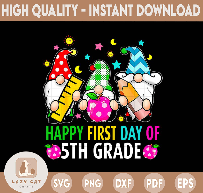 Back To School Gnomes Png,First Day Of School Gnome Png,Gnom - Inspire ...